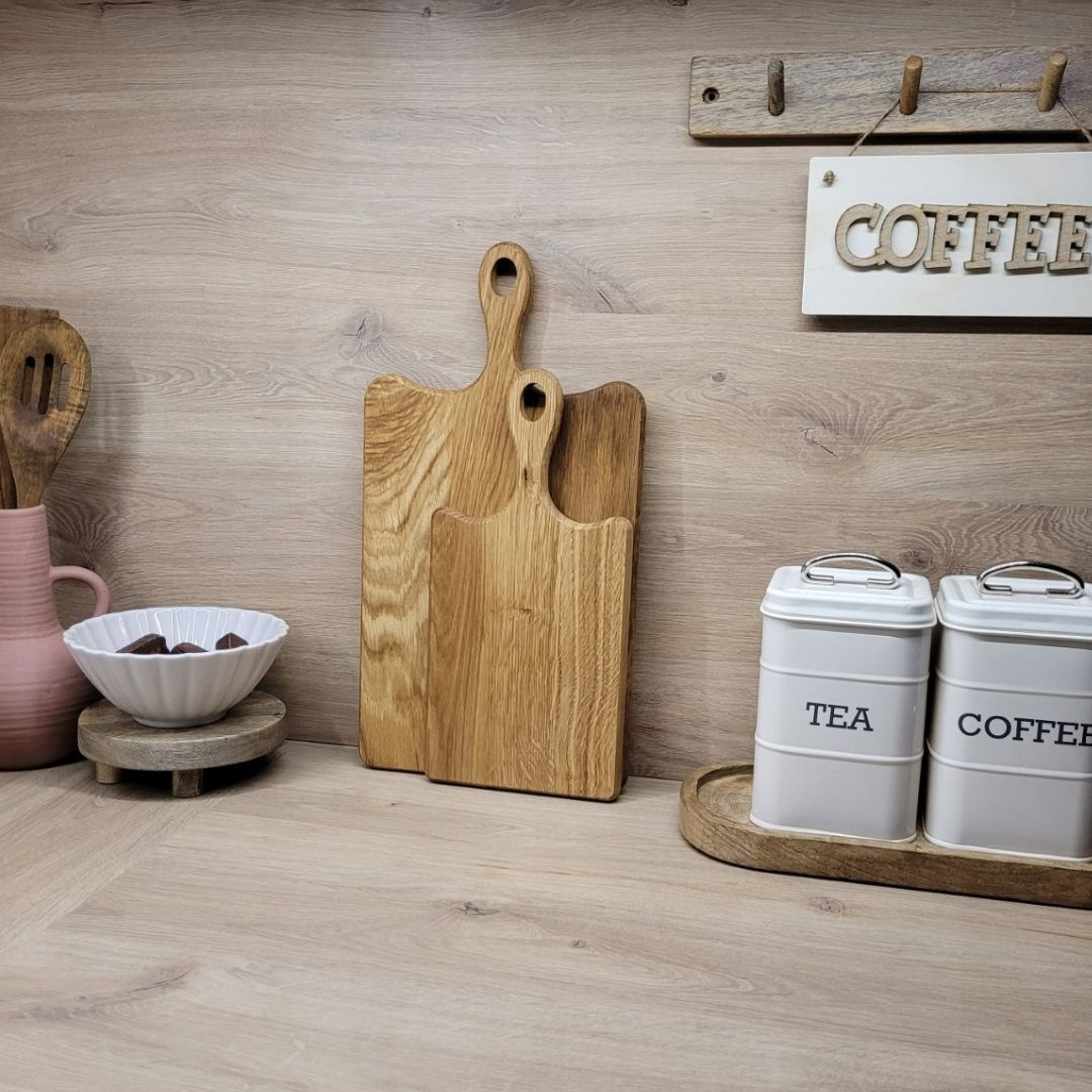 Deski Do Krojenia Zestaw Dębowych Desek Do Serwowania 'Duora" - Yolli ...